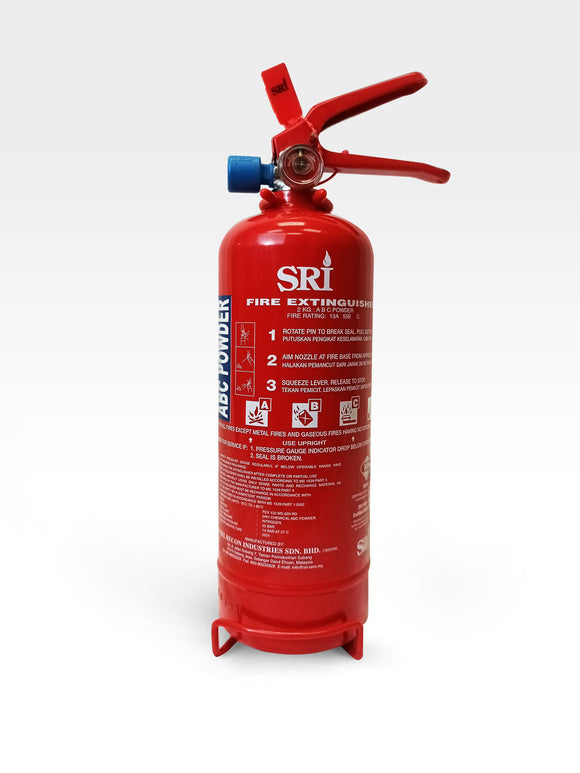 2kg ABC Dry Powder Fire Extinguisher – Steel Recon Industries